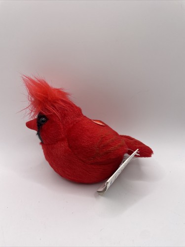 NORTHERN CARDINAL Audubon REAL BIRD CALL WILD REPUBLIC PLUSH STUFFED ...