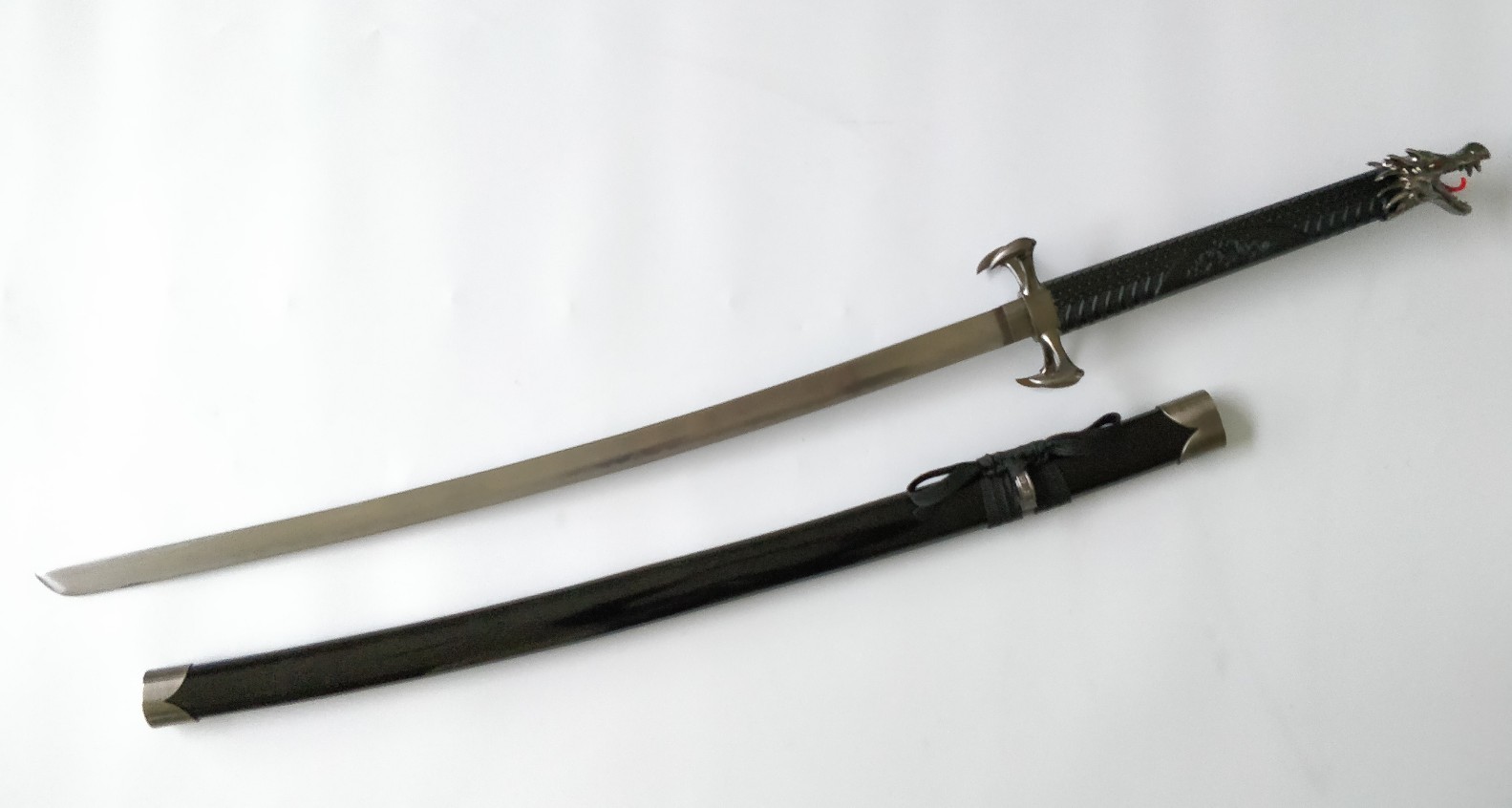 Dragon Claw Katana Samurai Sword W/Dragon Head Pommel | eBay Australia