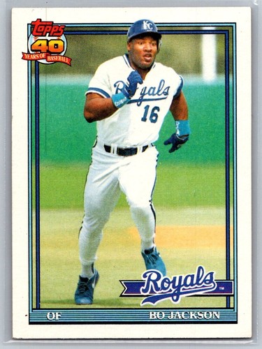 #600 Bo Jackson Kansas City Royals 1991 Topps | eBay