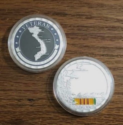 1959-1975 Vietnam War Challenge Coin Commemorative Silver Veteran NEW ...