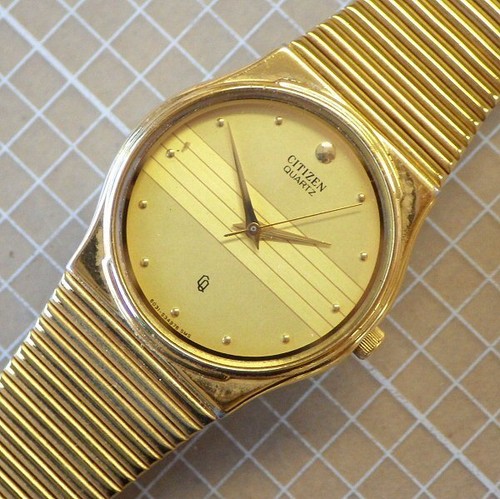 Citizen Quartz 6031-S09931 Gold Men'S Watch Battery Replaced | eBay