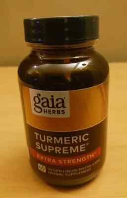 Gaia Turmeric Supreme Extra Strength 60 Vegan Liquid Phyto-Capsules | eBay