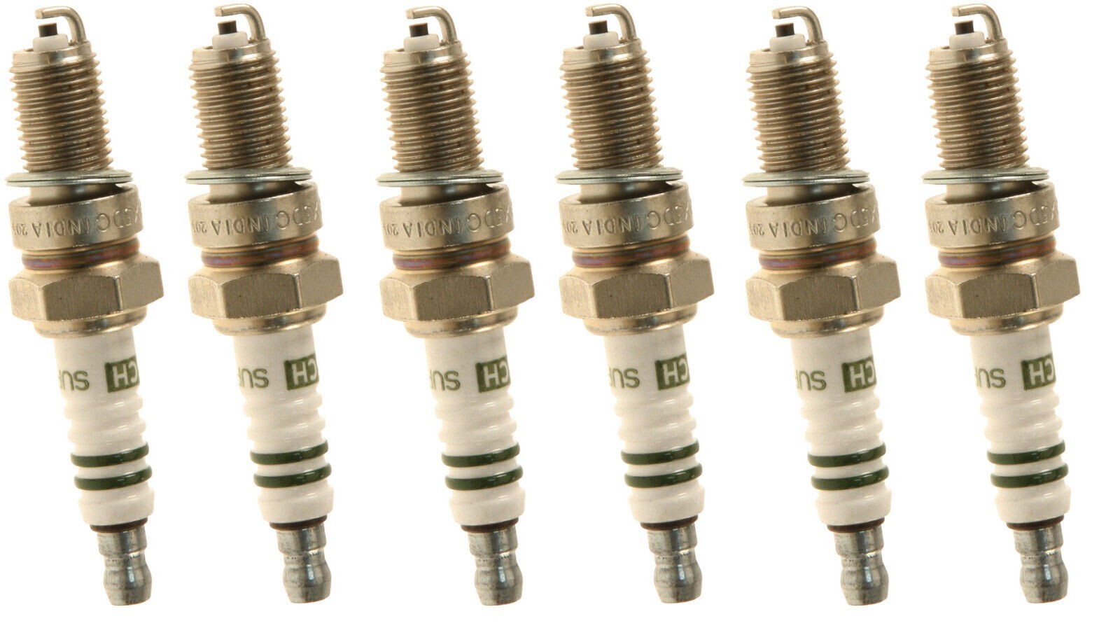 for BMW E24 M6 E28 M5 E30 M3 Spark Plugs Set of 6 OEM Super Plus #X5DC ...