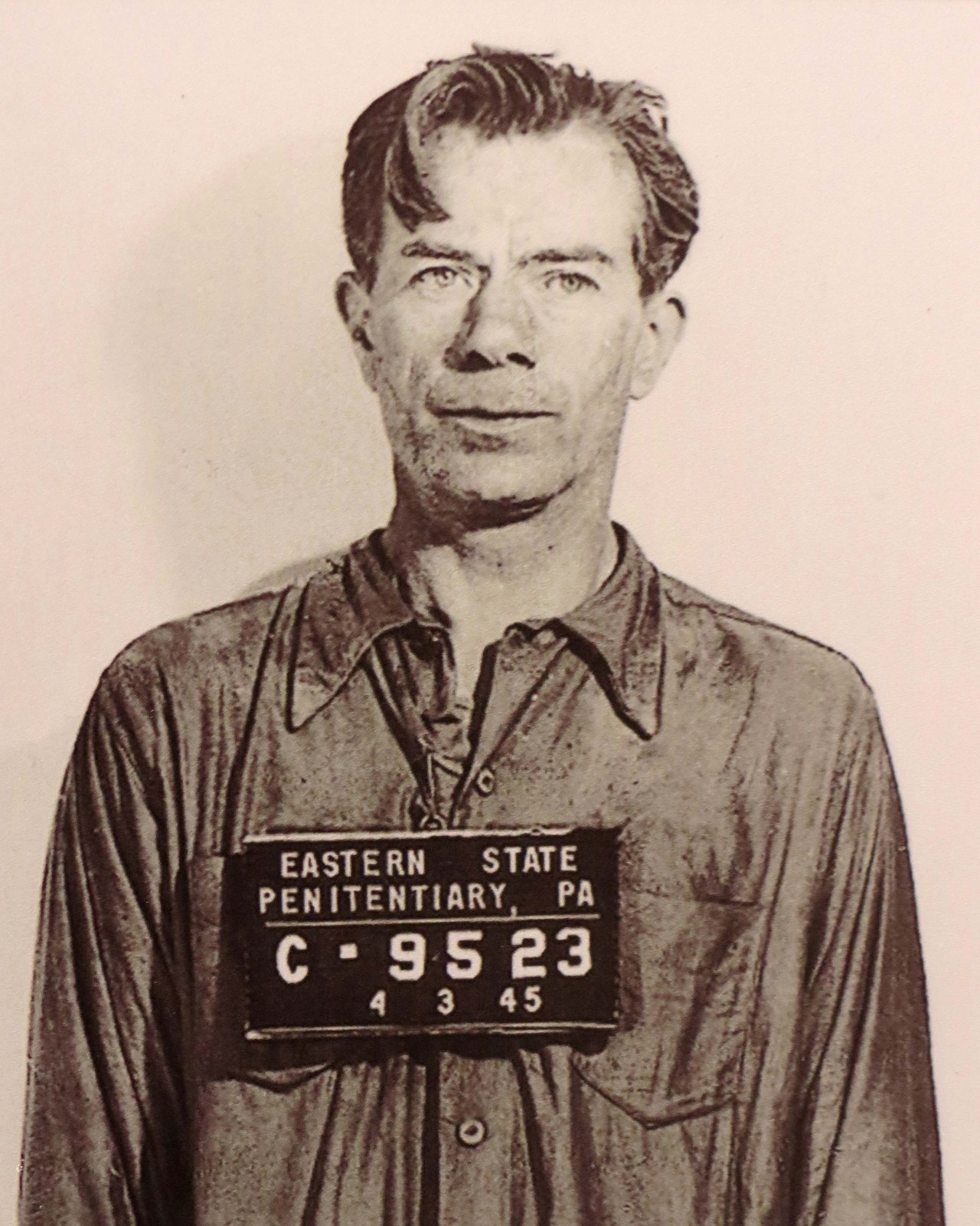 WILLIAM SUTTON MUG SHOT 8X10 PHOTO BANK ROBBER CRIME PICTURE WILLIE ...