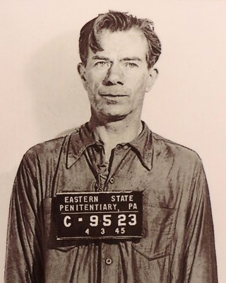 WILLIAM SUTTON MUG SHOT 8X10 PHOTO BANK ROBBER CRIME PICTURE WILLIE ...