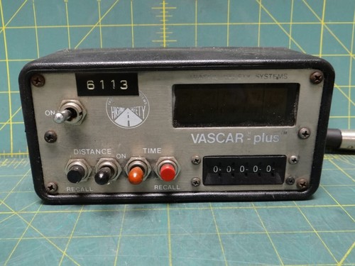 Traffic Safety Systems Vascar Plus Model 1 Display Control Head Unit | eBay