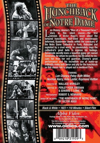 The Hunchback of Notre Dame (DVD) Lon Chaney Patsy Ruth Miller (US ...