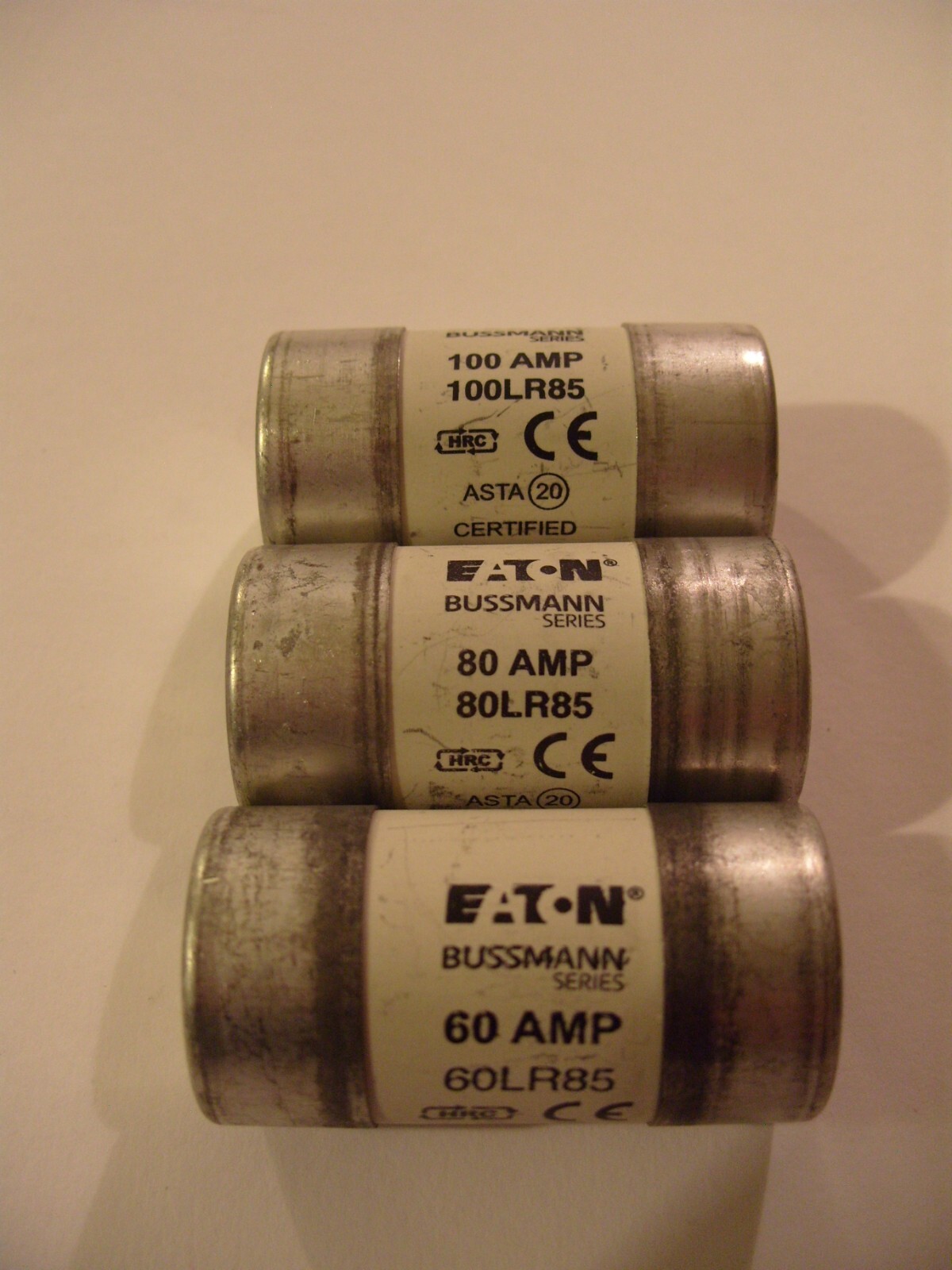20x Eaton Bussmann 100amp House Service Cut out Fuse 100LR85 30 X 57mm ...