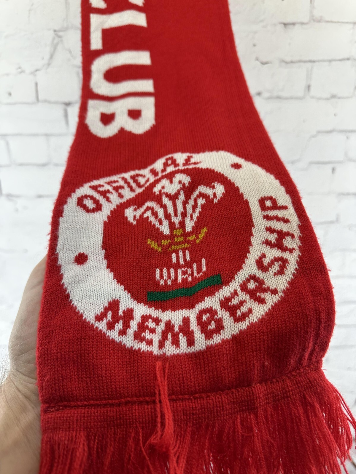 WALES RUGBY SCARF OFFICIAL PRODUCT ONE SIZE | eBay