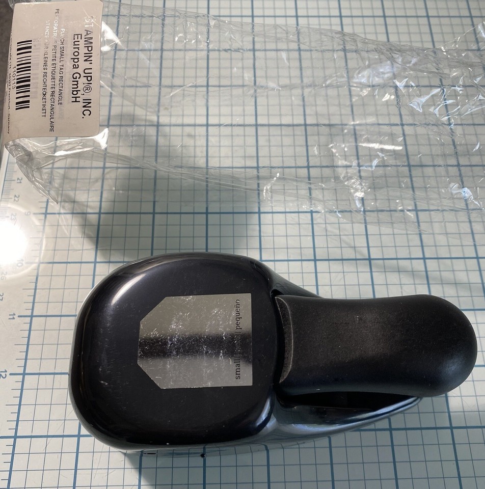 Stampin' Up Punch Small Tag Rectangle Paper Punch Whale Tail Retired ...