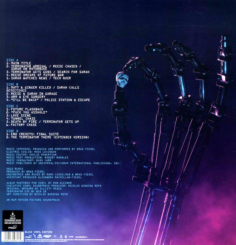 THE TERMINATOR Original Motion Picture Soundtrack EXCLUSIVE EDITION ...