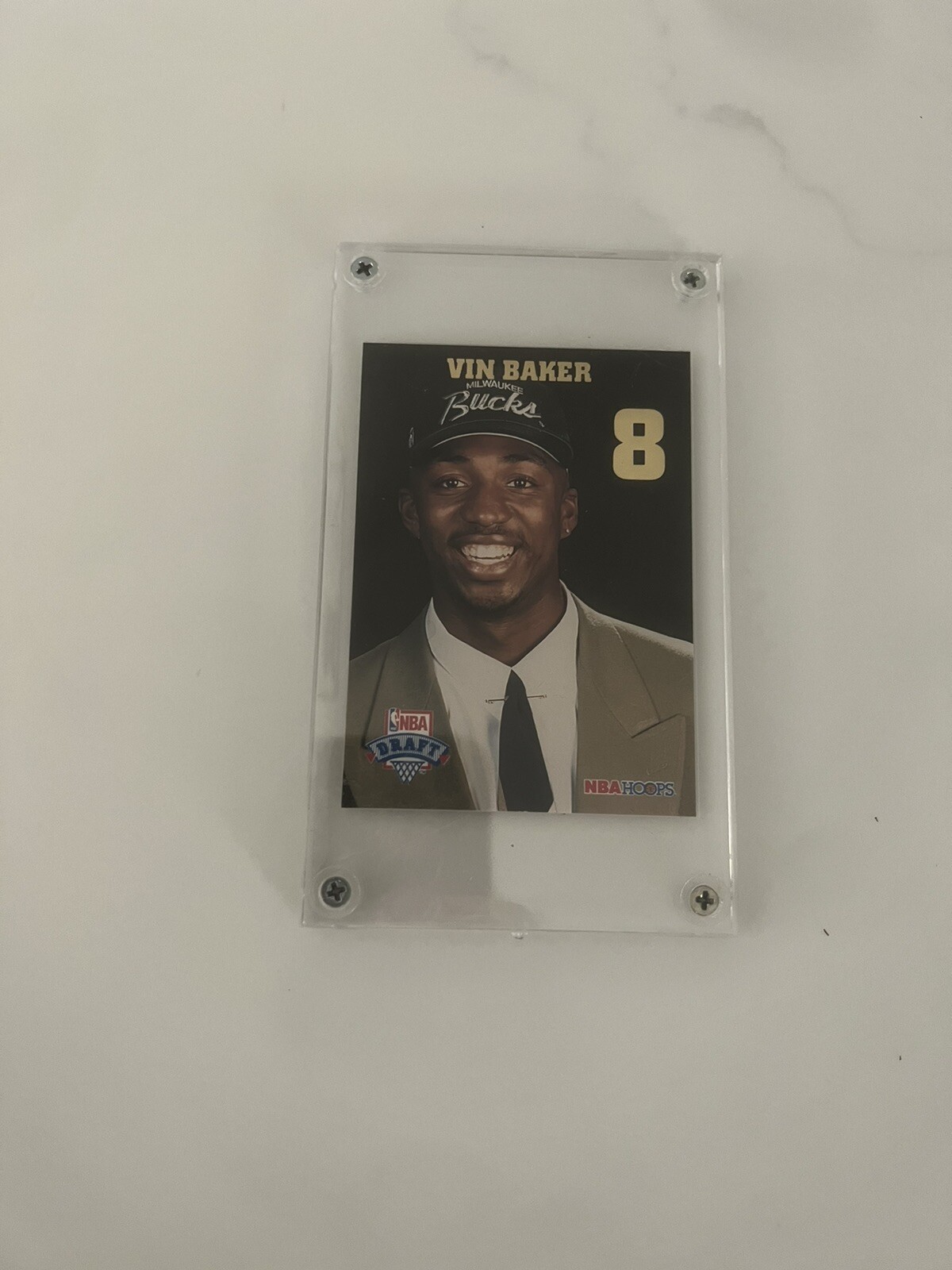 1993-94 Hoops Draft Redemption Lottery Pick #8 Vin Baker RC #LP8 NM/M ...
