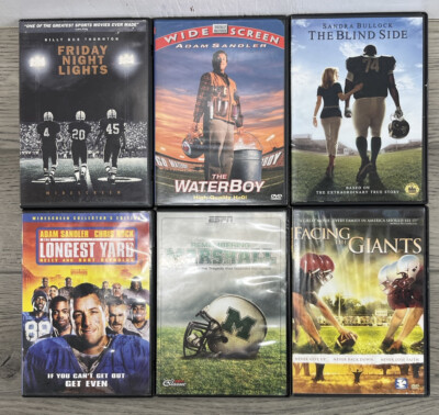 Lot of 6 DVDs Sports football Movie Night Bundle - Football001 | eBay