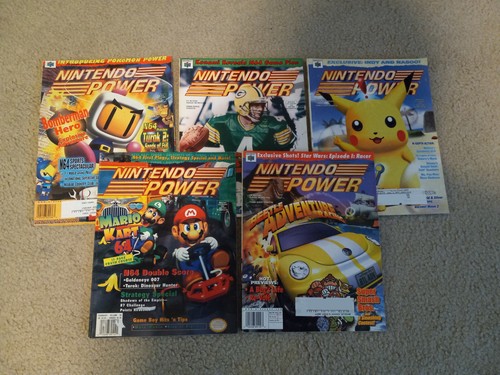 Nintendo Power Magazine Volume: 93 102 111 119 138 w/ Posters and ...