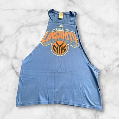 NEW YORK KNICKS JEREMY LIN SHIRT MENS LARGE TANK TOP GYM ACTIVEWEAR | eBay