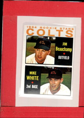 1964 Topps #492 Jim Beauchamp/Mike White VG+ Very Good Plus RC Rookie C ...