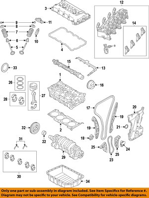 CHRYSLER OEM 13-18 200 EngineTransaxle Engine Parts-Valve Cover Gasket ...