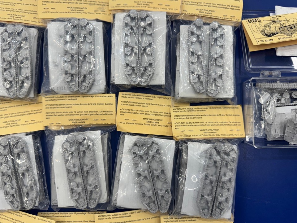 16pc LOT of 1/76 MMS WW2 USA Sherman V M4 A4 Tank White Metal Model Kits NOS | eBay