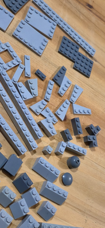 Lego Lot Light & Dark Gray Replacement Parts: Tiles Plates Slopes | eBay