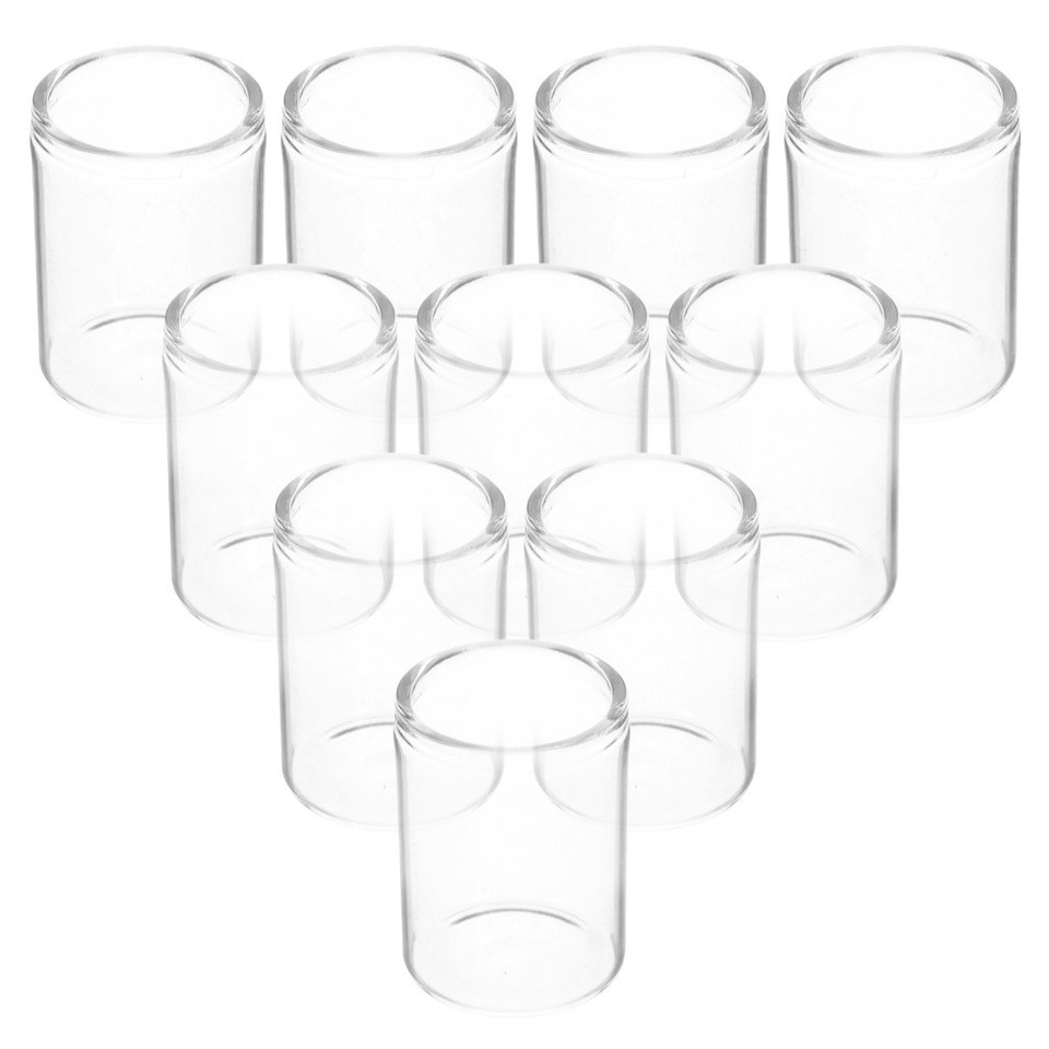 10 Pcs Test Tube Flower Vase Mini Bottle Glass Terrarium Jar Hydroponic ...