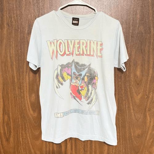 Marvel Mad Engine Men's Wolverine Comic Images X-men T-Shirt Light Blue ...