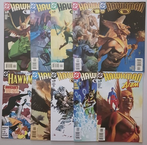 Lot of 10 Hawkman Comics (2002) #1, 3-6, 8-11 plus (VF+/NM) | eBay