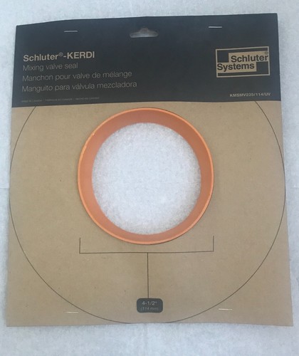 Schluter Kerdi Mixing Valve Seal 4-1/2" (114mm) | eBay