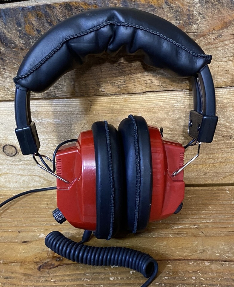 Red Scanner Radio Headphones Headset (HD4) | eBay