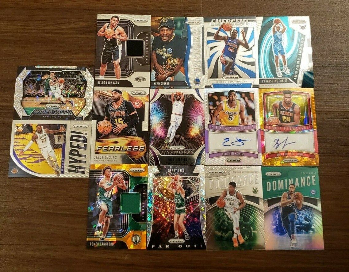 2019-20 Prizm Basketball INSERTS / SENSATIONAL SWATCHES / PENMANSHIP ...