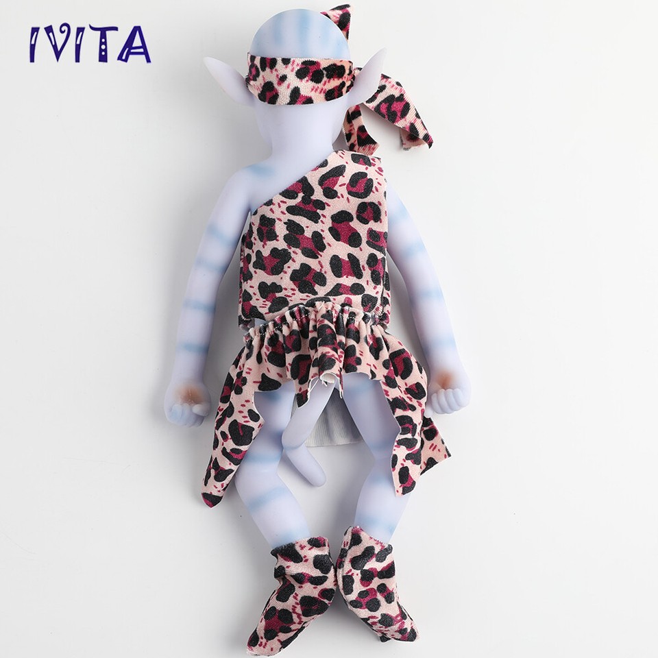 IVITA 12'' Eyes Closed Silicone Reborn Boy Doll Floppy Silicone Newborn ...