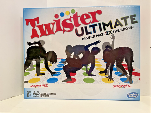 NEW Hasbro Twister Ultimate- Bigger Mat, 2x The Spots 630509453665 | eBay