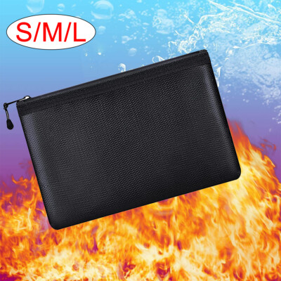 Fireproof Waterproof Document Bag File Protect Pouch File Money Safe ...