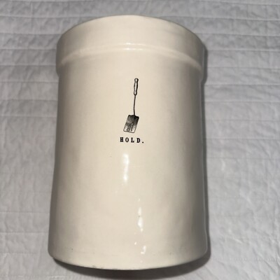Rae Dunn Large Letter Utensils Kitchen Utensil Holder Jar Crock VGC ...