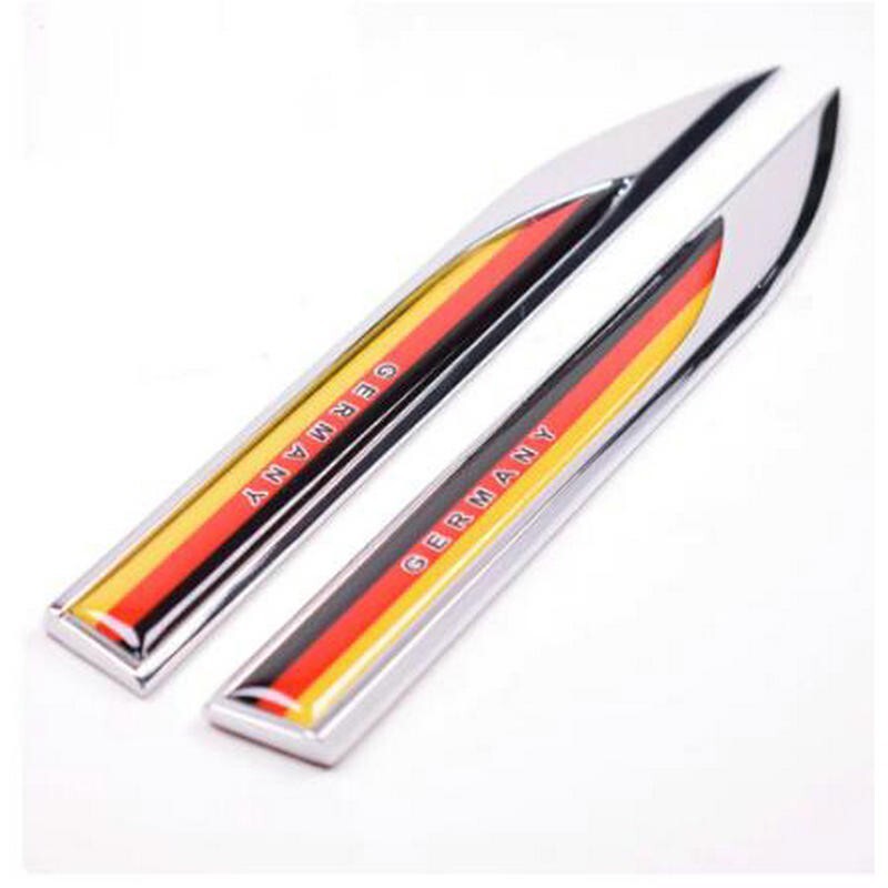 3D Metal Car Metal Adhesive Germany Flag Truck Car Badge Emblem Sticker ...