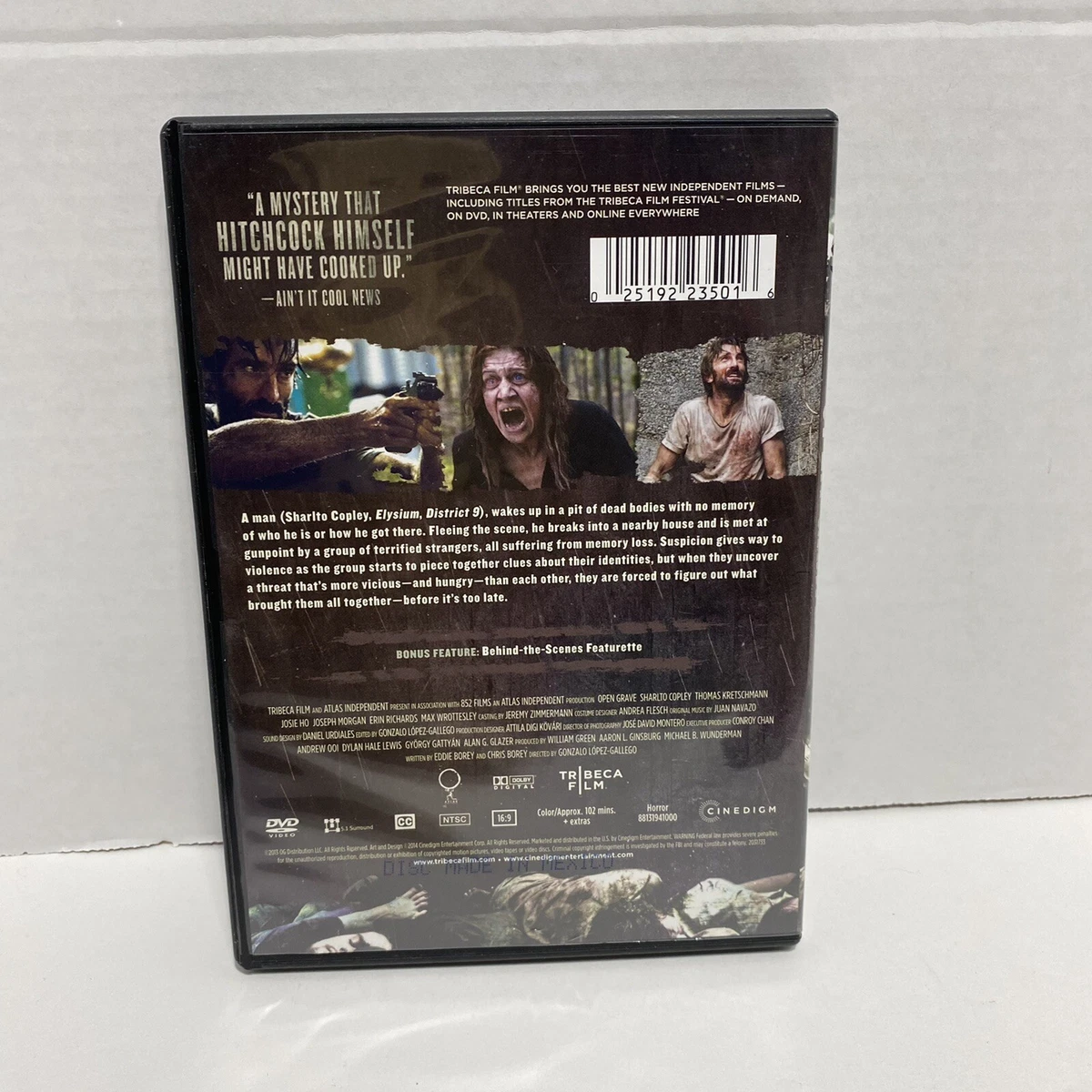 Open Grave Dvd