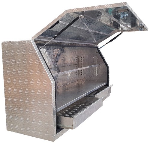 UTE TRADE- Aluminium Heavy Duty tool box 1700mm(L)x550mm(W)x850mm(H) 2 ...