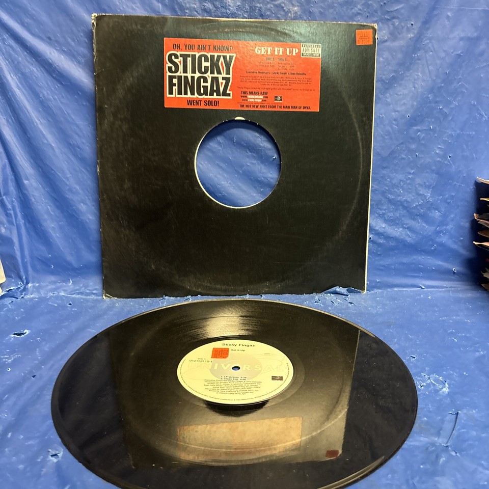 STICKY FINGAZ - GET it UP - 12" VINYL SINGLE | eBay