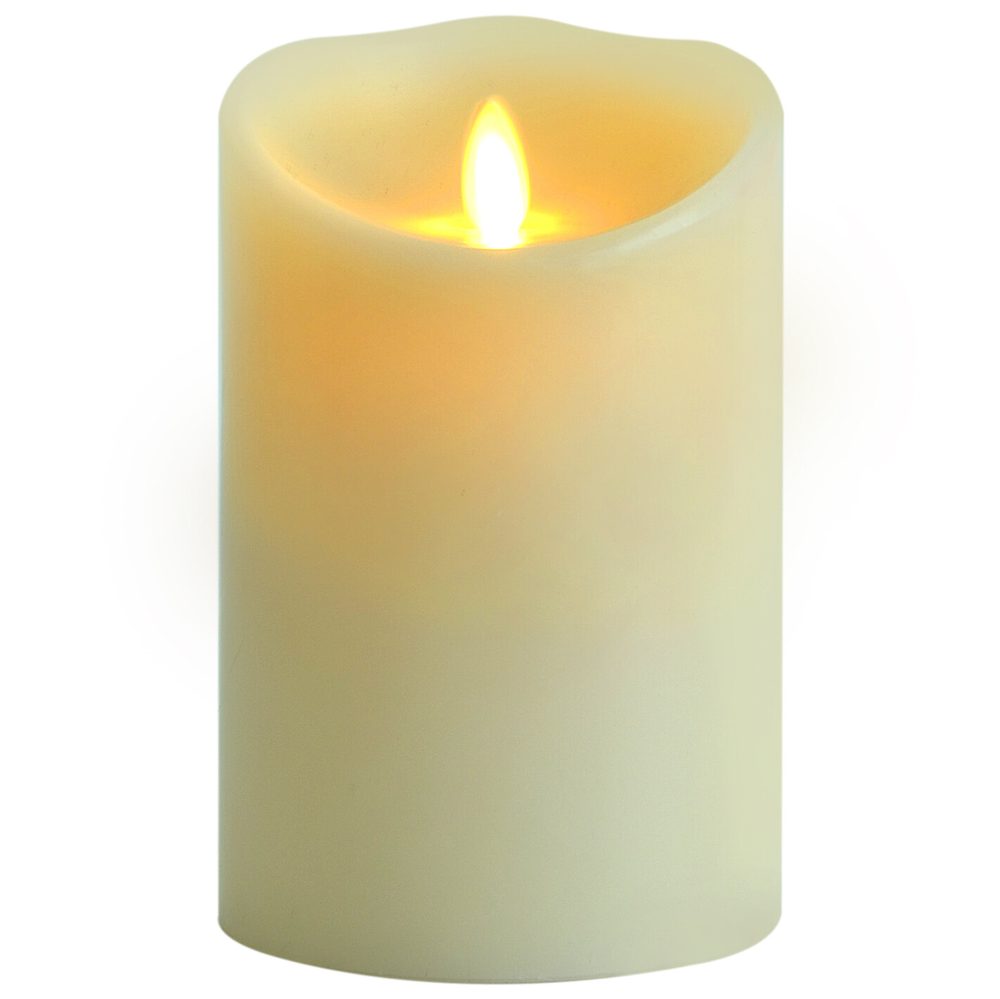 Luminara Ivory Flameless Wax Candle Battery with Timer function Remote ...