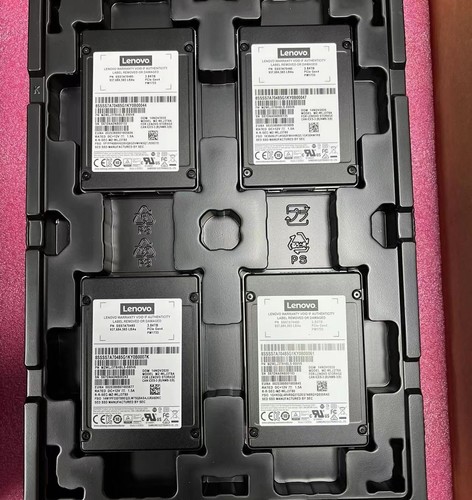 SAMSUNG LENOVO PM1733 3.84TB SSD U.2 2.5" NVME MZ-WLJ3T8A MZWLJ3T8HBLS ...