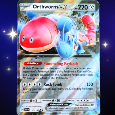 Orthworm EX - Double Rare Holo - Pokemon TCG Stellar Crown #110/142 | eBay