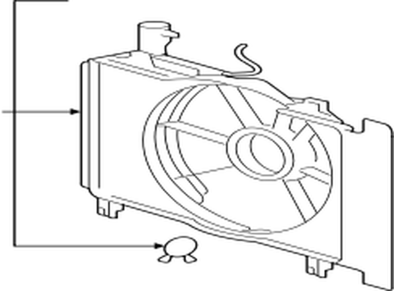 16711-21110 Toyota Shroud, fan 1671121110, New Genuine OEM Part | eBay