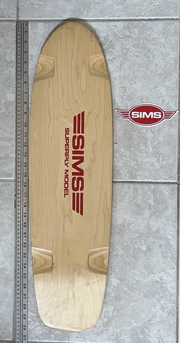 Sims Skateboards Superply Model Mid 1970’s Undrilled wheel wells and ...