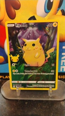 PIKACHU Celebrations Classic Collection POKEMON Full-Art Holo Trading ...
