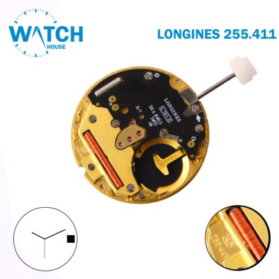 LONGEINESS L156.2 (ETA 255.411,3) Swiss Movement, White Disk AT 3, 3 ...