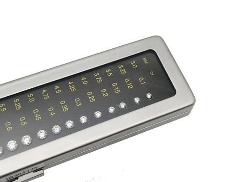 1pc Diamond Color Scale Master Stones Master Stone Grading Set | eBay