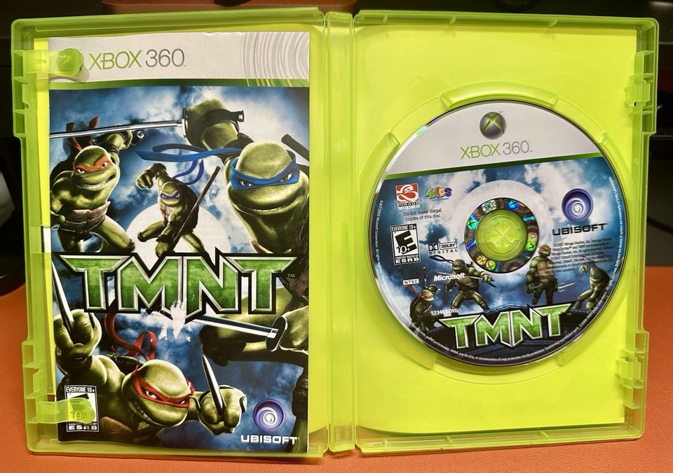 TMNT Teenage Mutant Ninja Turtles Xbox 360 Complete with Manual | eBay