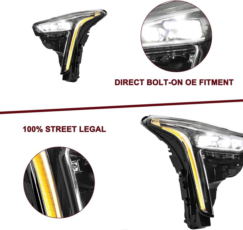 84718736 Full LED Headlight Assy w/AFS Passenger Side For 2019-2021 ...