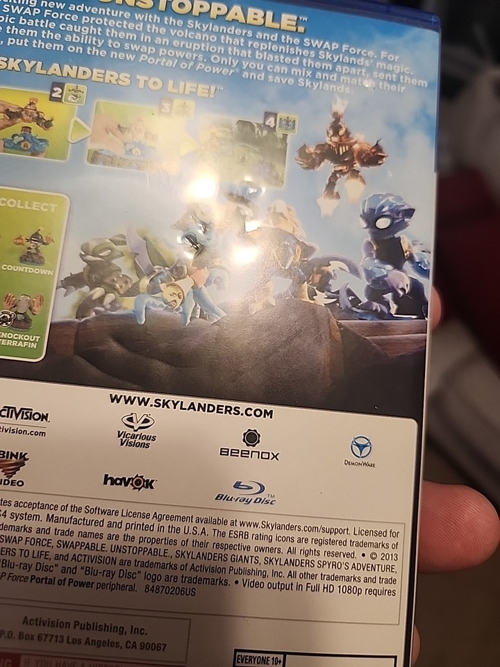 Skylanders Swap Force. Sony Playstation 4, 2013. (Game Only) Really ...