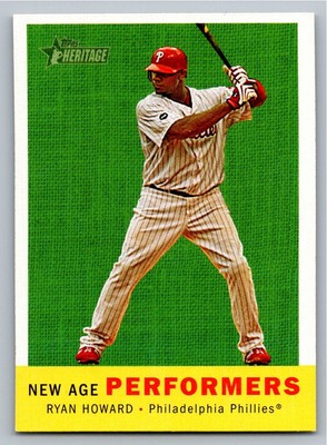 2008 Topps Heritage New Age Performers Ryan Howard NAP10 | eBay