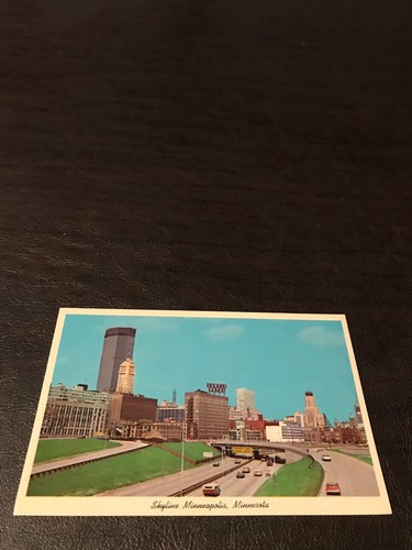 VINTAGE UNPOSTED POSTCARD - SKYLINE - MINNEAPOLIS , MINNESOTA | eBay